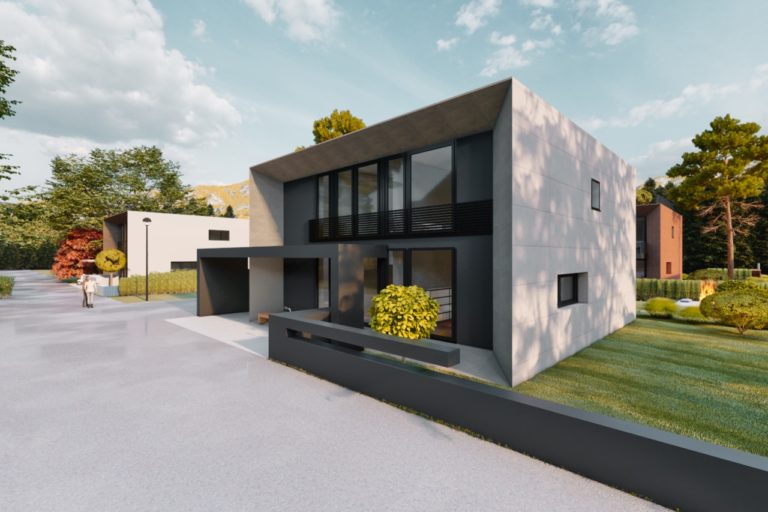 Flachdachhaus Kubus moderne Architektur | kubushaus